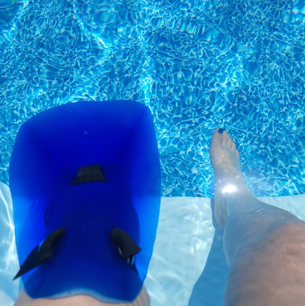 Swim fin changed my life: below knee amputee - shinfin™ leg fins